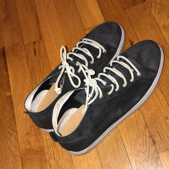 Blackstone | Shoes | Blackstone Snake Embossed Mid Laceup Sneaker ...